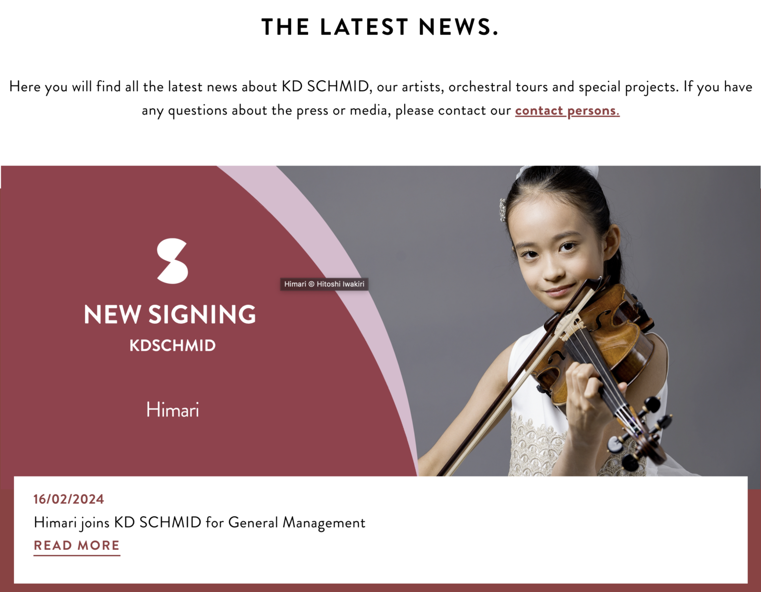 妃鞠 HIMARI | Violin - オフィシャルサイト