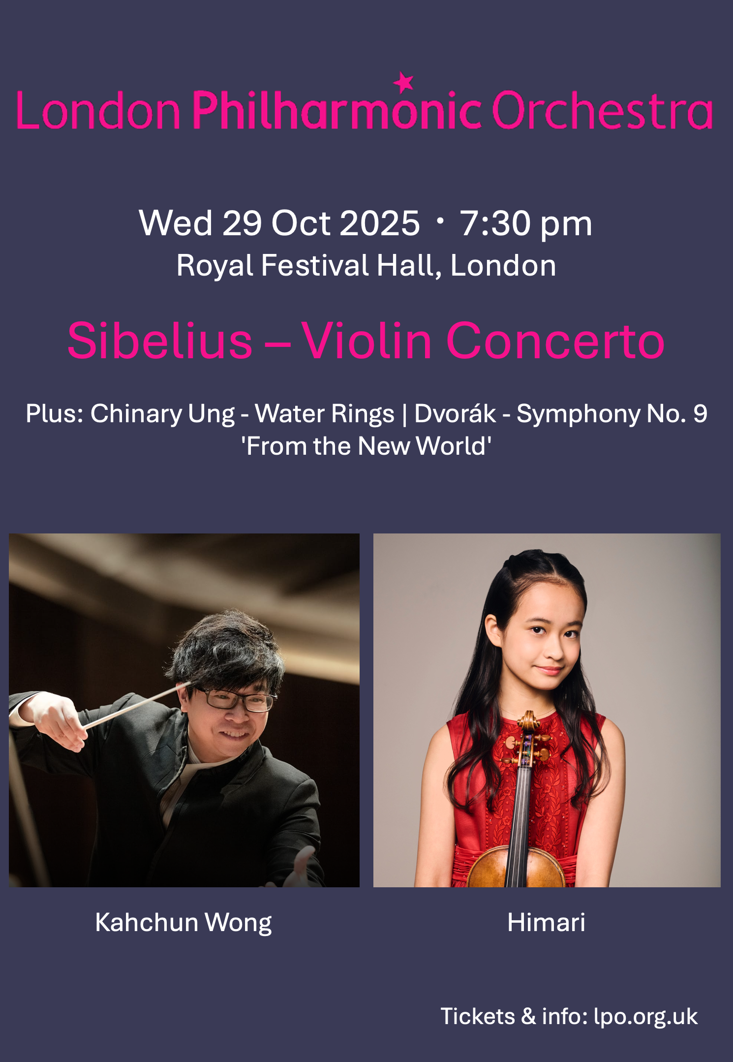 [2025年10月29日] ロンドン・フィルハーモニー管弦楽団 – New World Symphony | 妃鞠 HIMARI ...